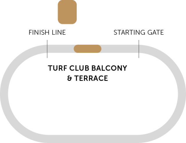 Turf Club Balcony & Terrace | Premium Dining | Seats | Kentucky Derby