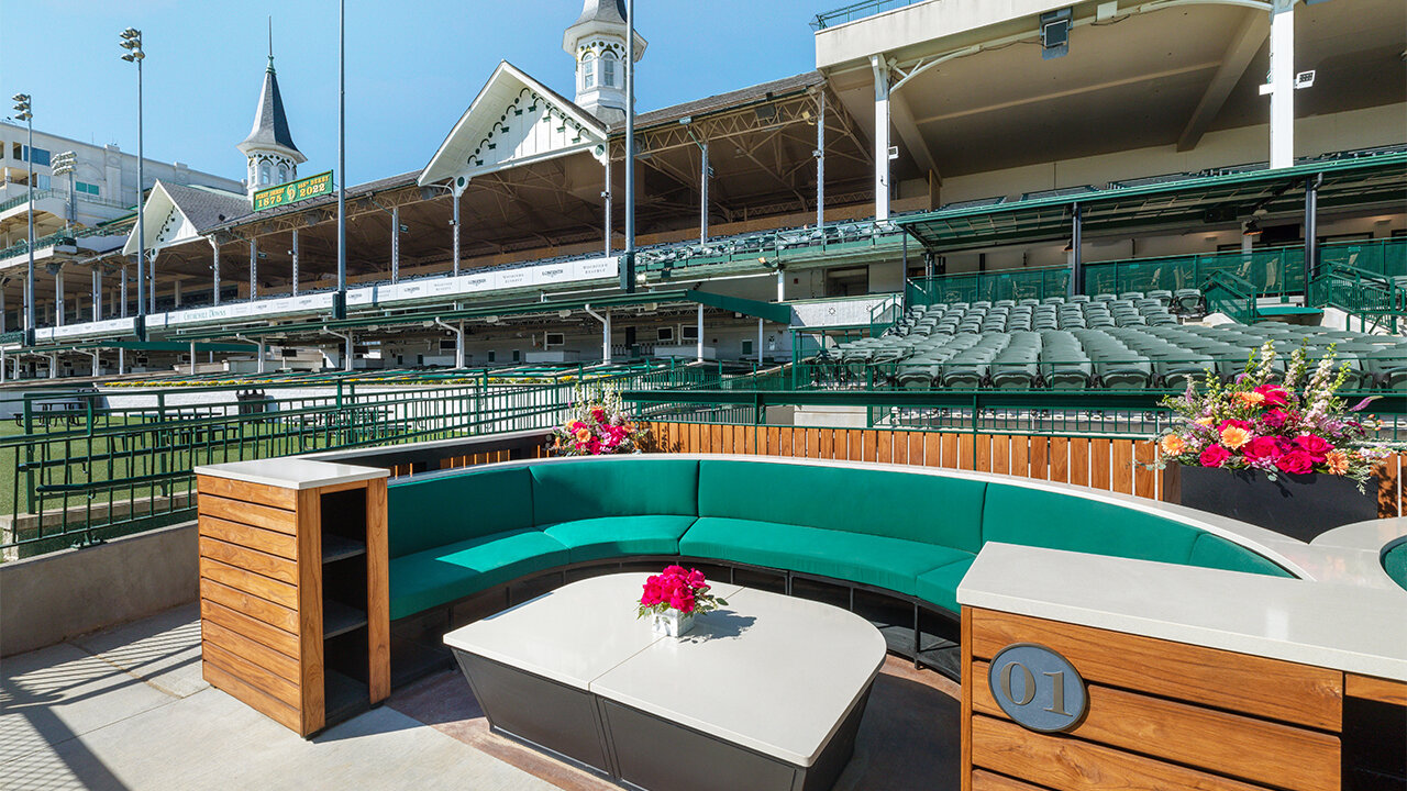 Wicker Garden | Premium Dining | Seats | Kentucky Derby