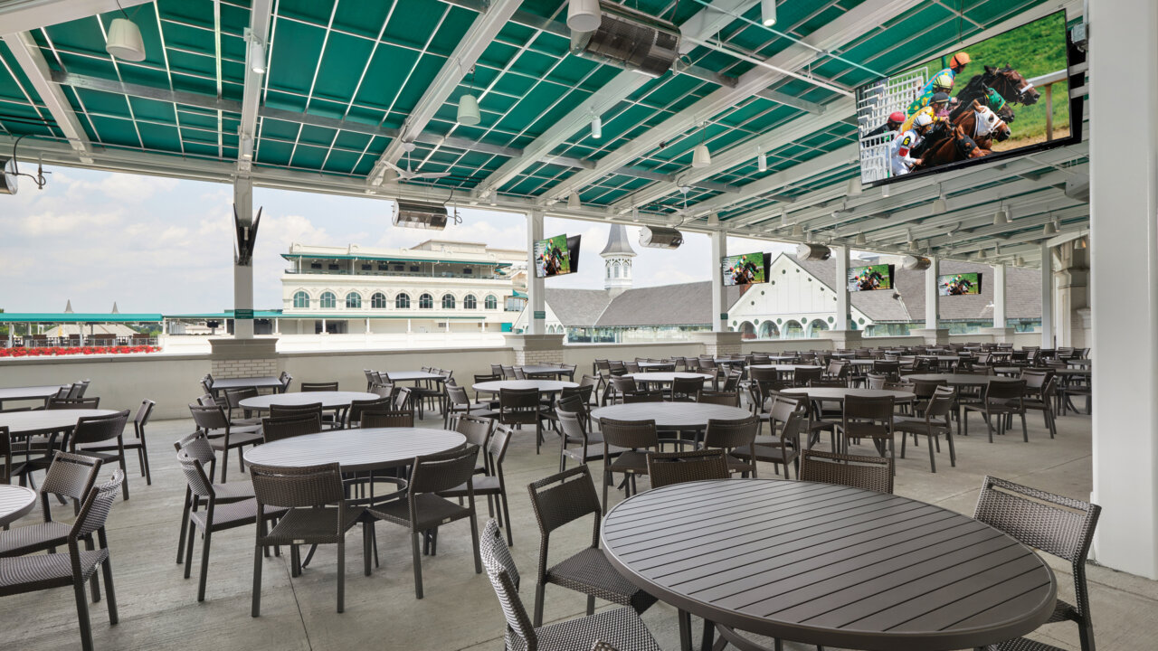 Starting Gate Pavilion Balcony | Premium Dining | Seats | Kentucky Derby