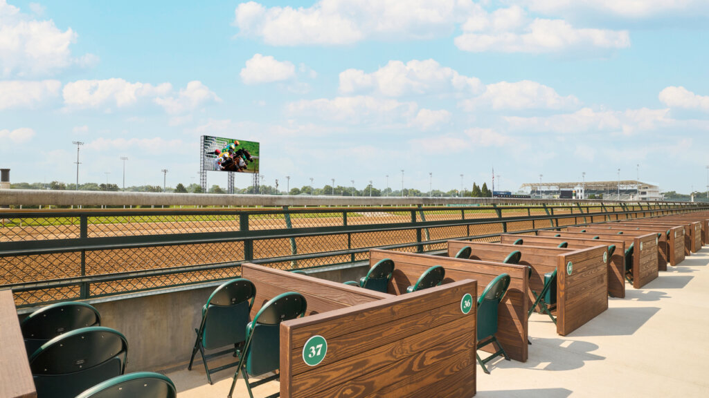 Starting Gate Courtyard Reserved Seating | Reserved Seating | Seats ...