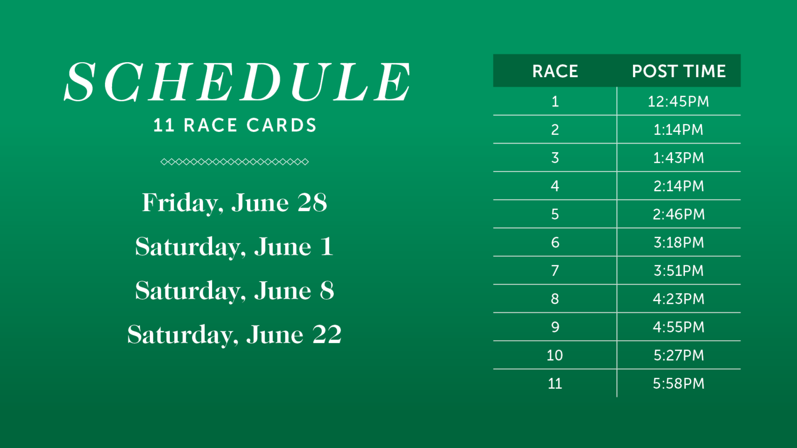 Live Racing | Calendar Events | Events | Spring Meet June