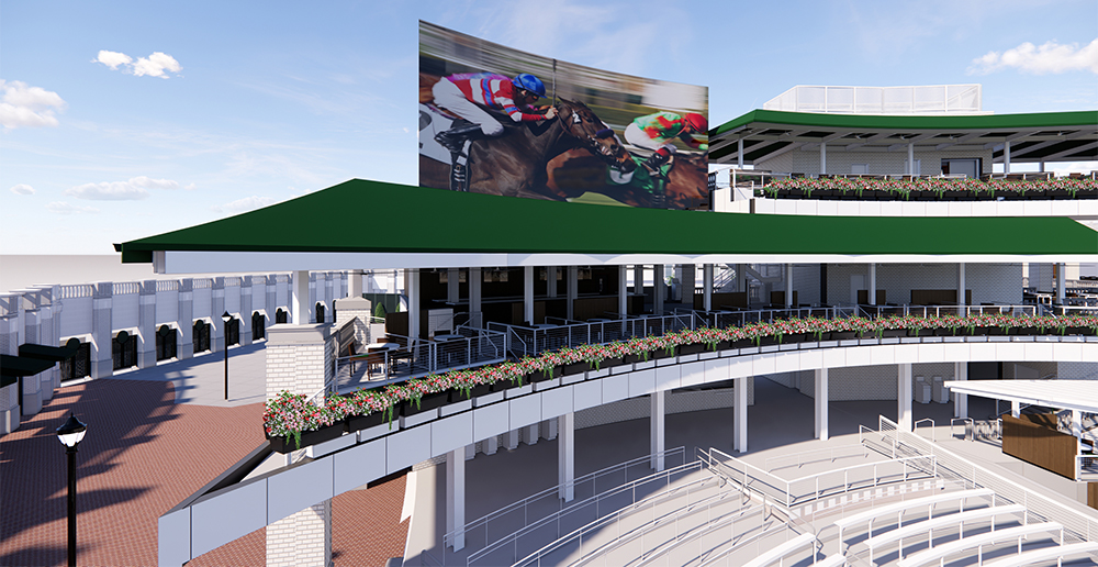 Plaza Balcony and Loge | Dining | Seats | Churchill Downs