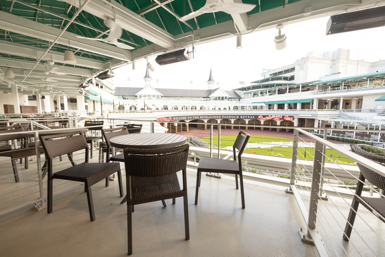 Plaza Balcony and Loge | Dining | Seats | Churchill Downs