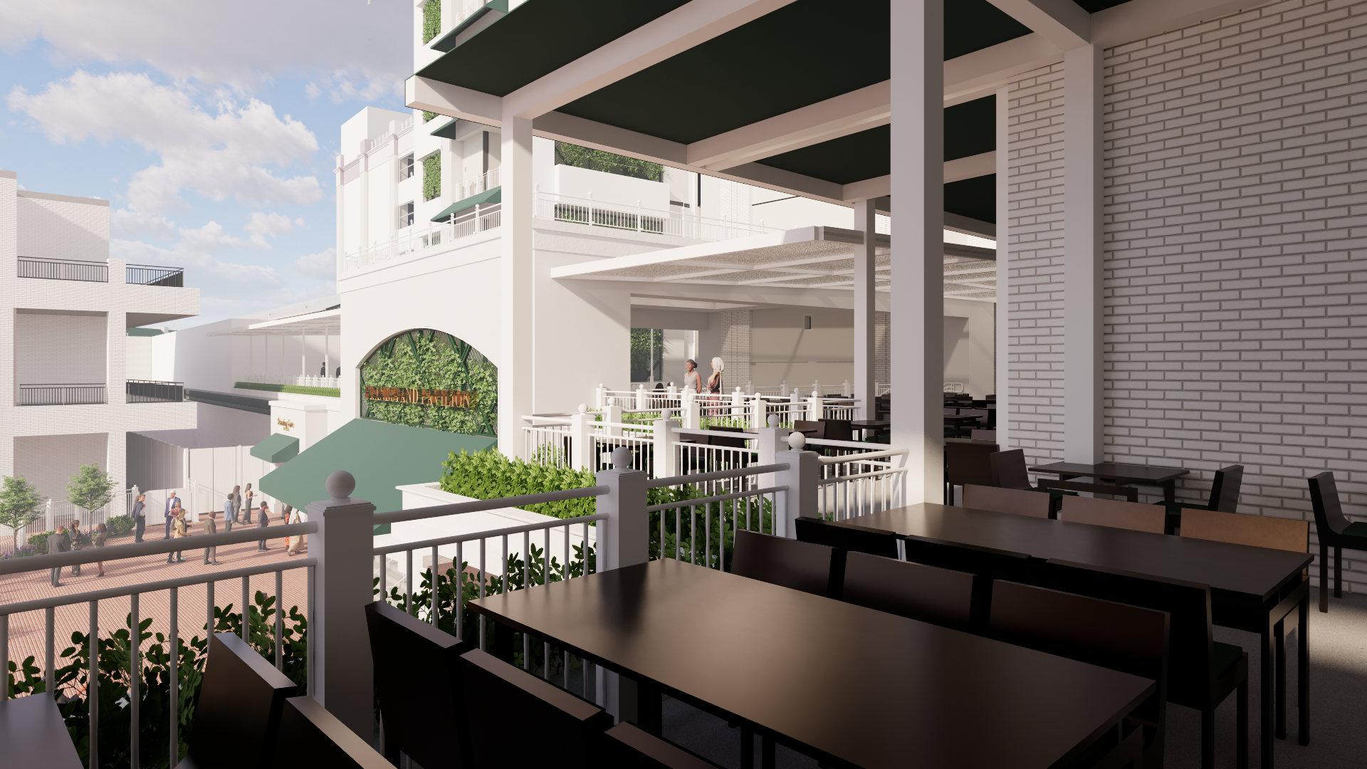 Starting Gate Pavilion Balcony | Dining | Seats | Churchill Downs