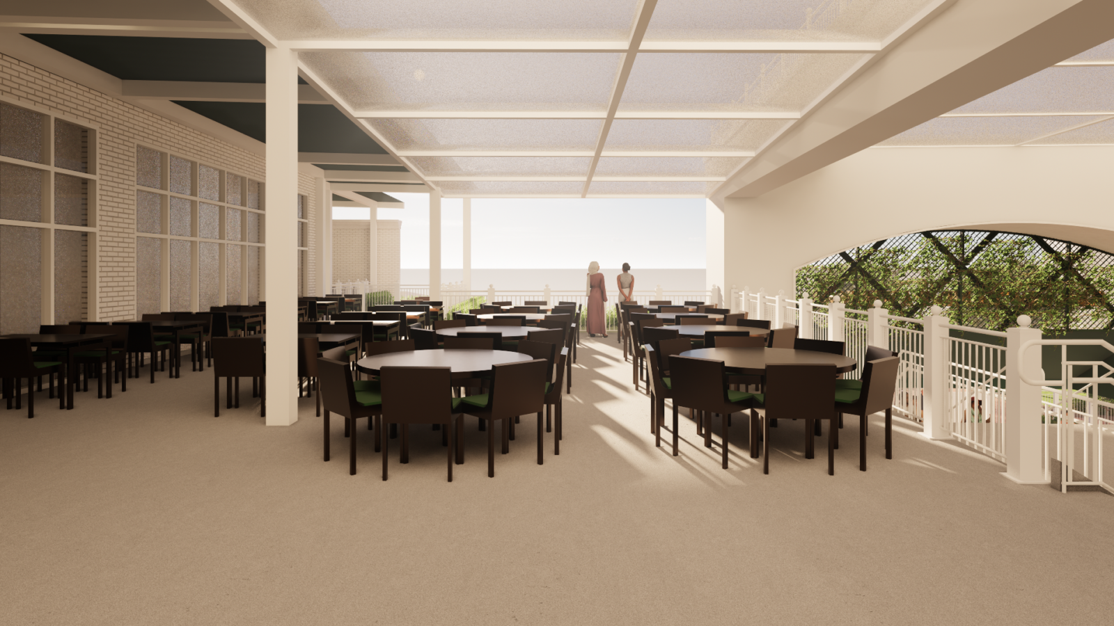 Starting Gate Pavilion Balcony | Dining | Seats | Churchill Downs