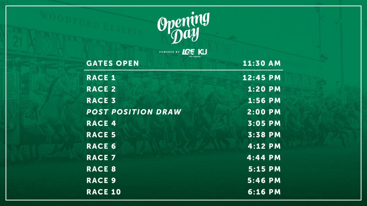 Opening Day 2026 | Calendar Events | Events | Kentucky Derby Week Events